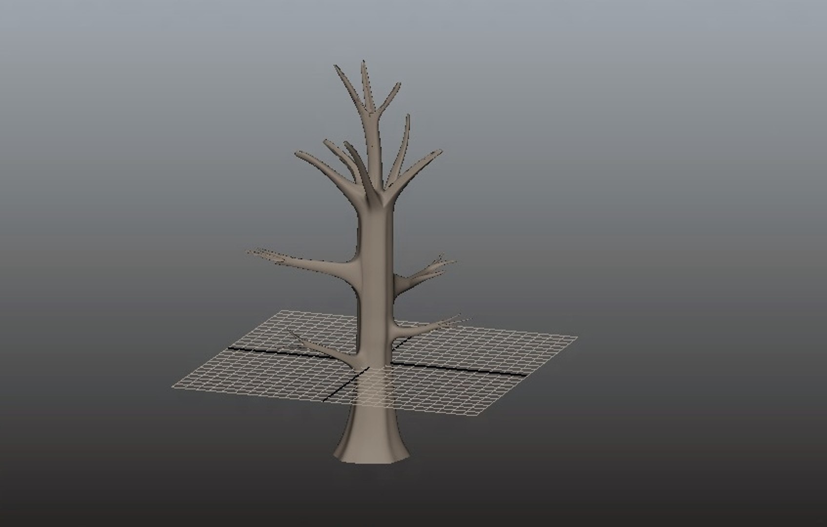 3d model anime tree leaf