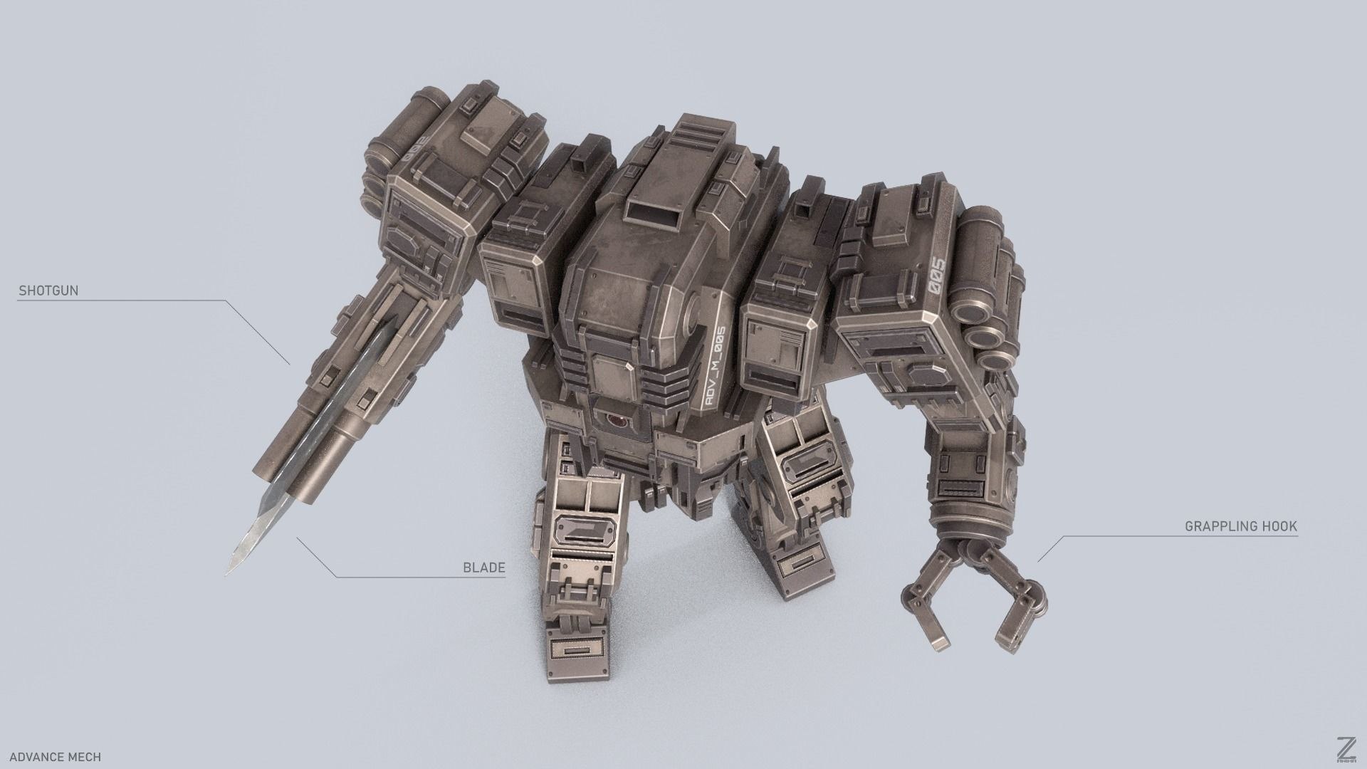 3D Advance Mech Collection Model - TurboSquid 2296890