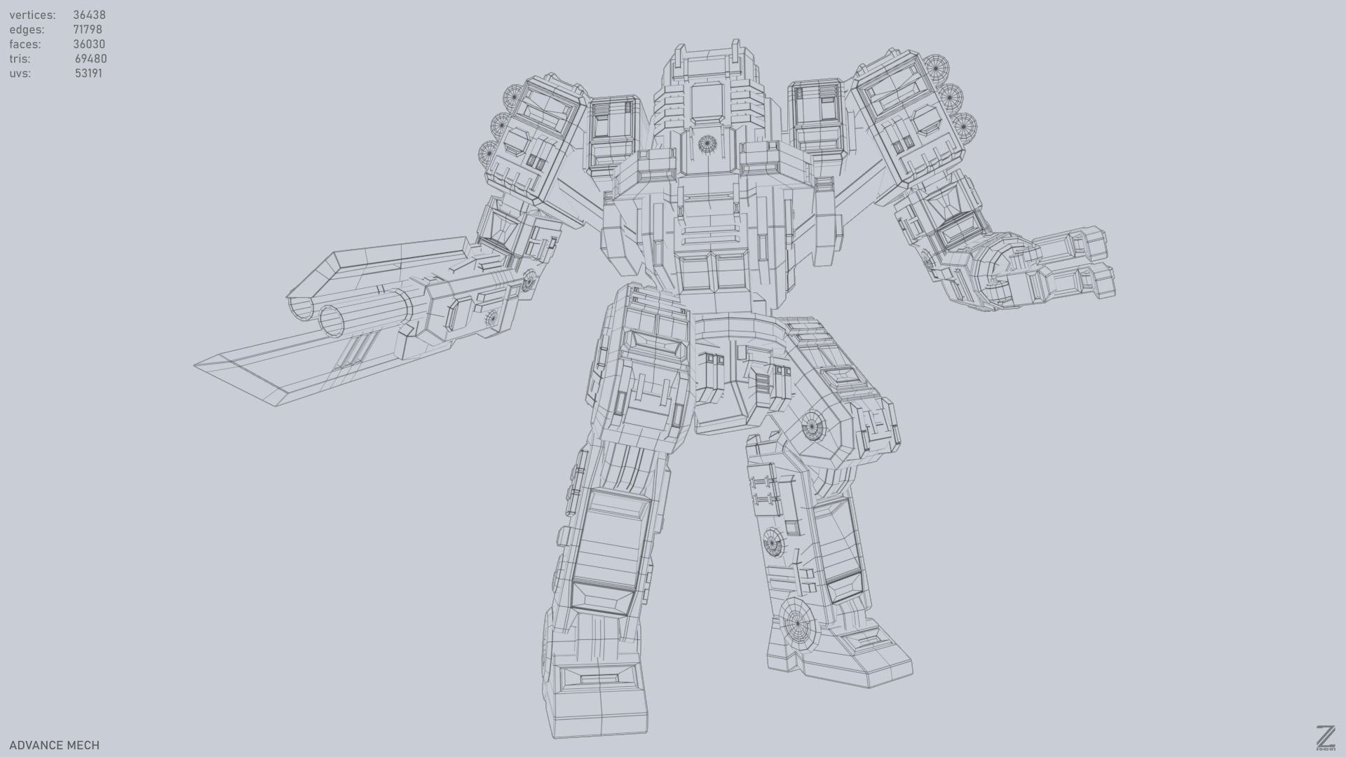 3D Advance Mech Collection Model - TurboSquid 2296890