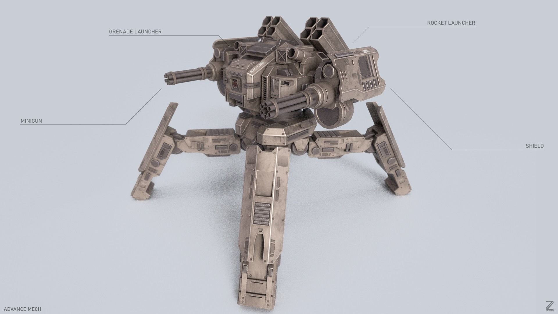 3D Advance Mech Collection Model - TurboSquid 2296890
