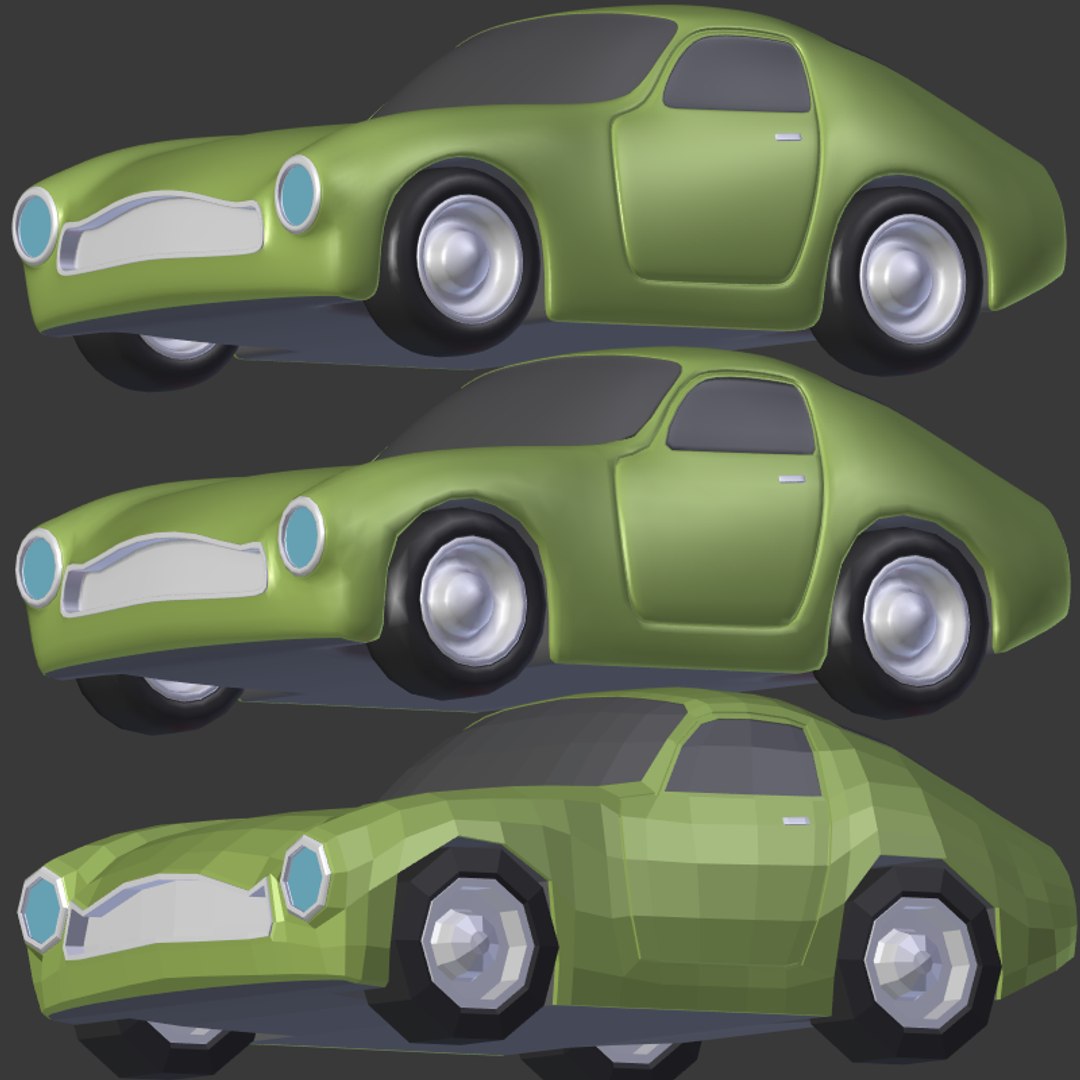 3D Car Icon - TurboSquid 1354557