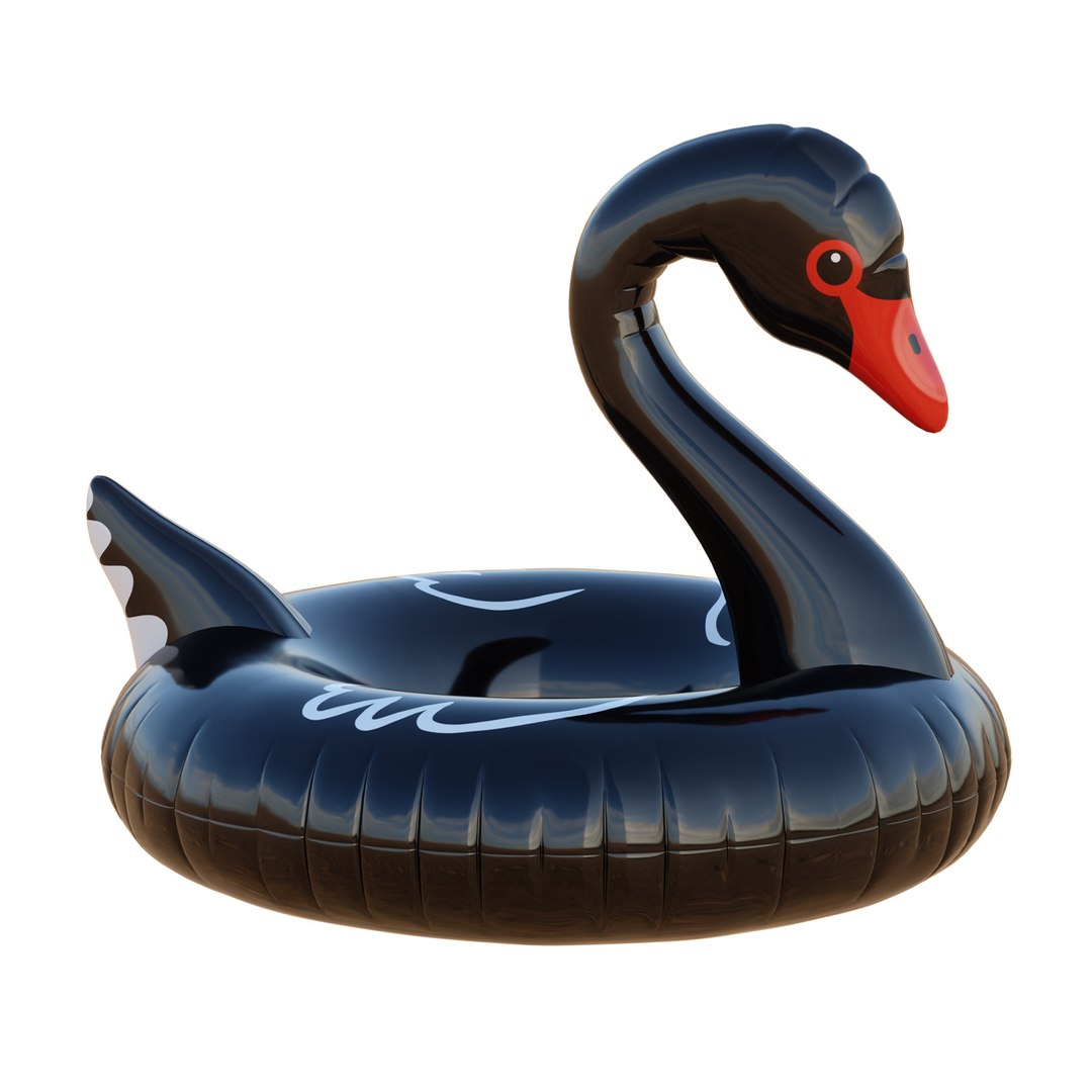 3D inflatable pool black swan - TurboSquid 1534507