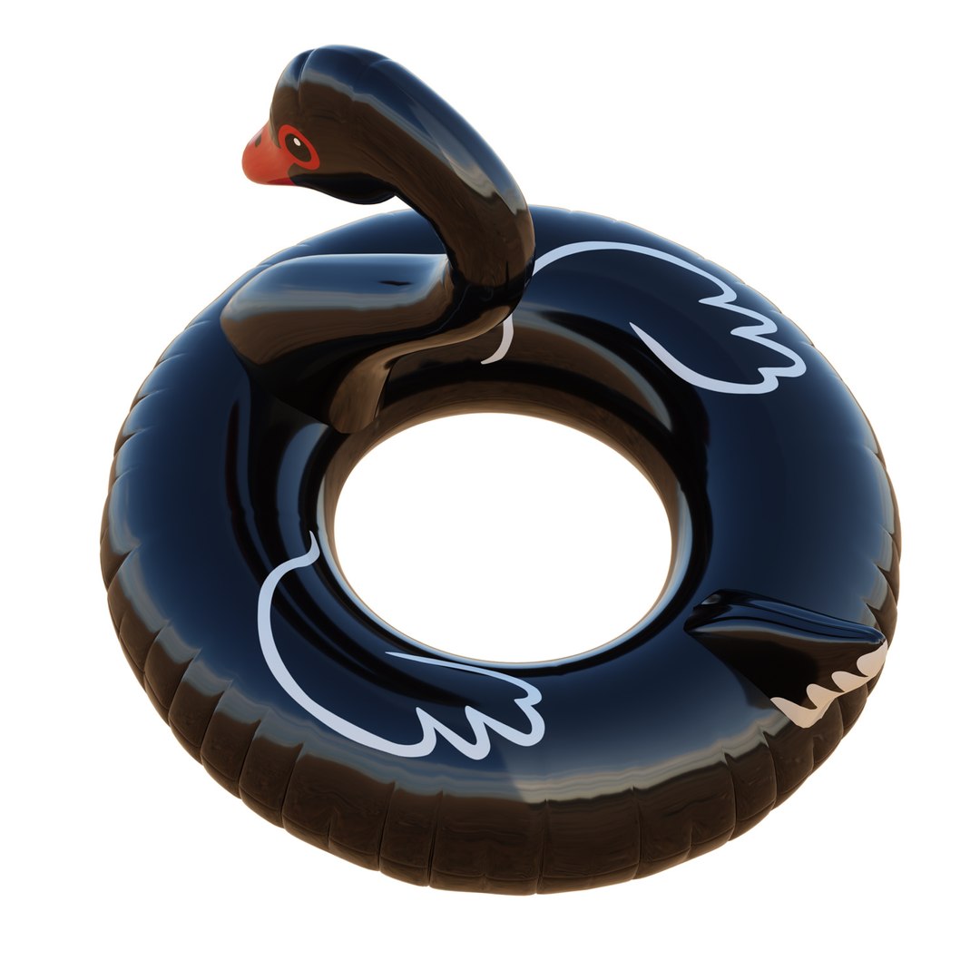 3D inflatable pool black swan - TurboSquid 1534507