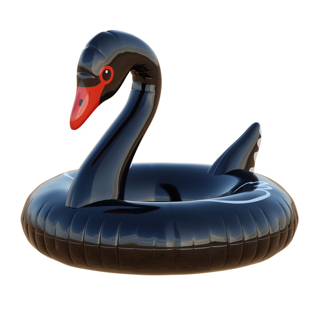 3D inflatable pool black swan - TurboSquid 1534507