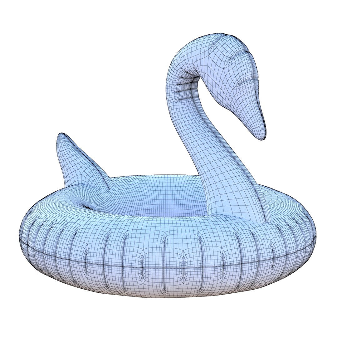 3D inflatable pool black swan - TurboSquid 1534507