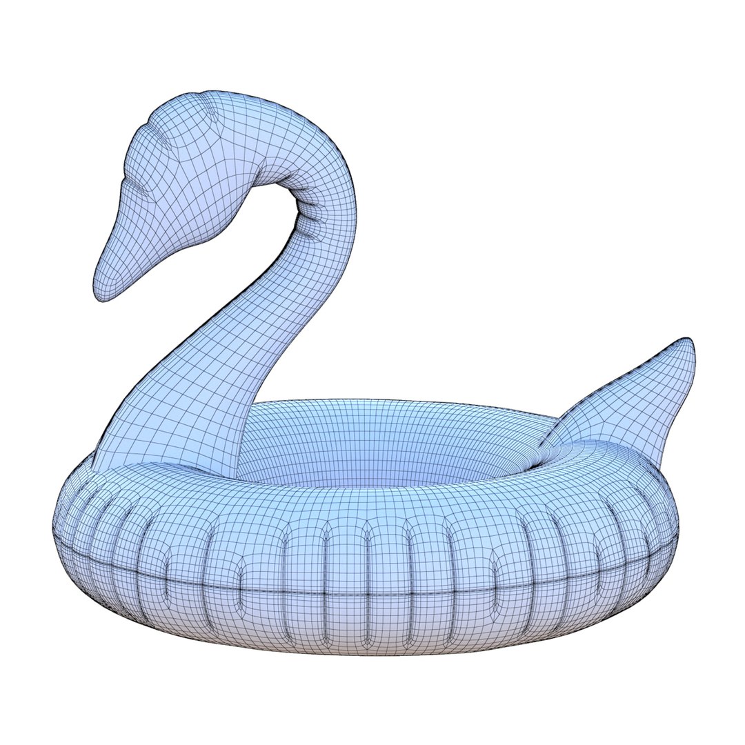 3D inflatable pool black swan - TurboSquid 1534507