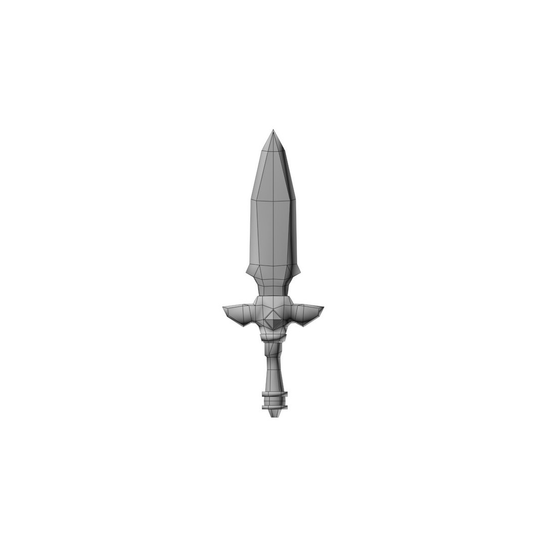 Sword Cartoon 3d Model