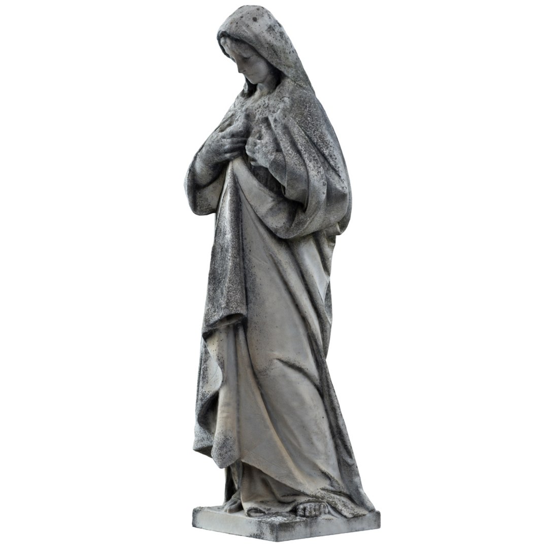 Cemetery statue scan model - TurboSquid 1634479