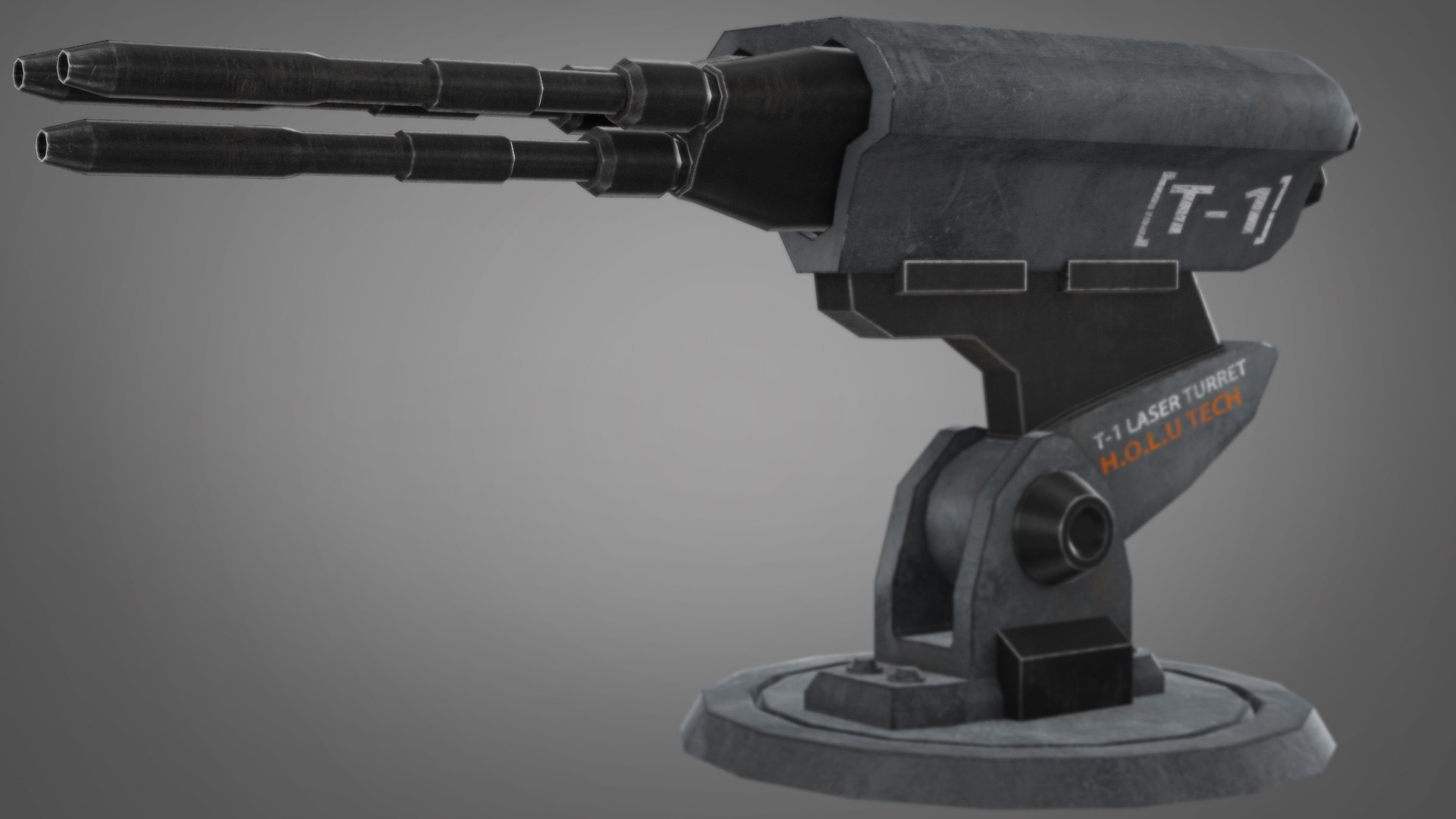 Laser Turret 3D - TurboSquid 1535516