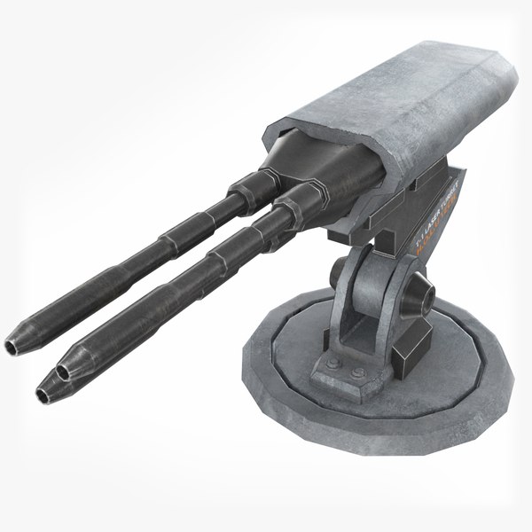 Laser turret 3D - TurboSquid 1535516
