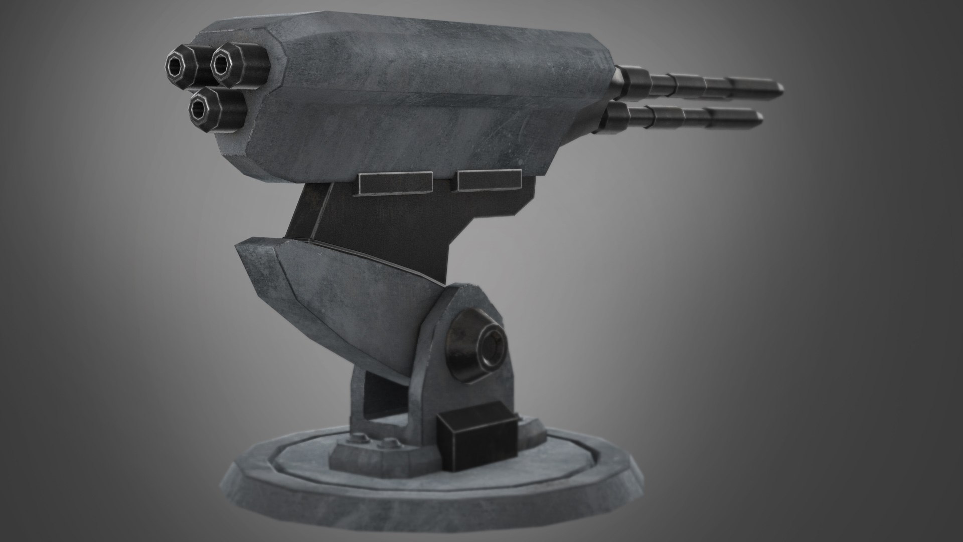 Laser Turret 3D - TurboSquid 1535516