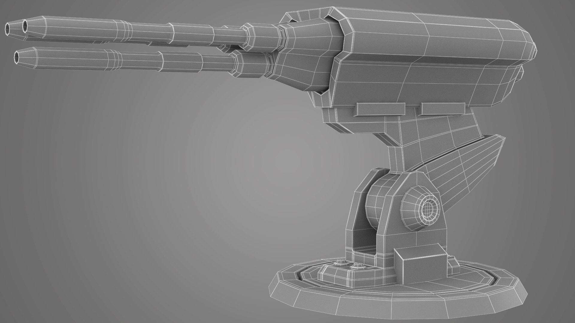 Laser Turret 3D - TurboSquid 1535516