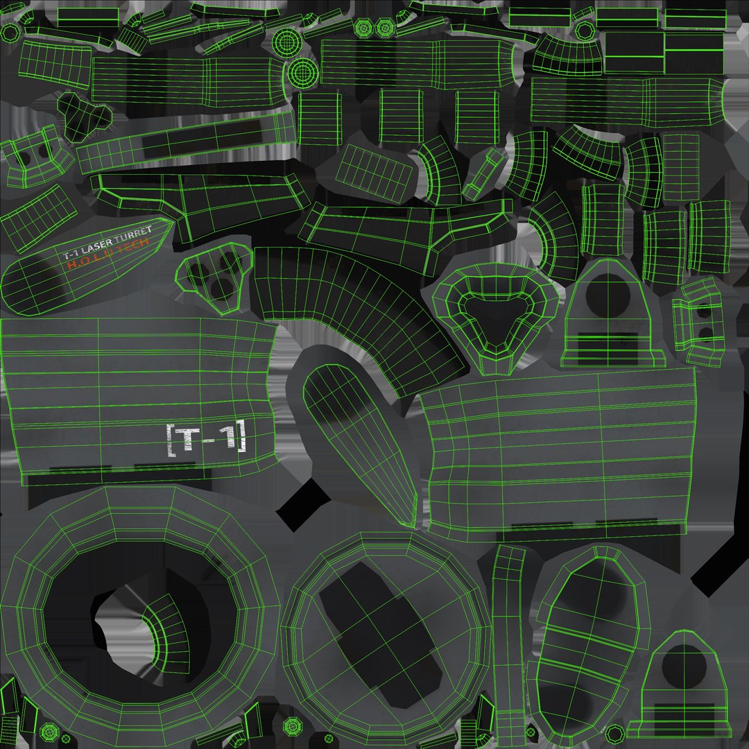 Laser Turret 3D - TurboSquid 1535516