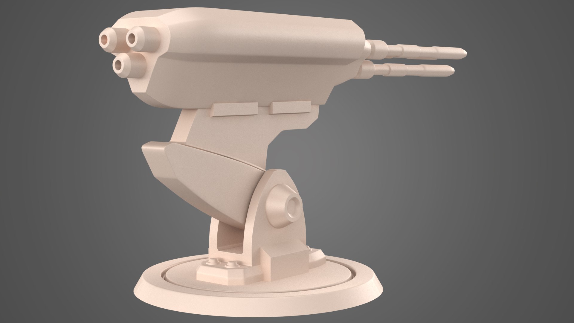 Laser Turret 3D - TurboSquid 1535516