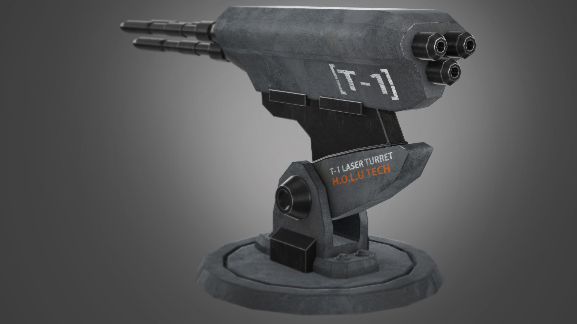 Laser Turret 3D - TurboSquid 1535516
