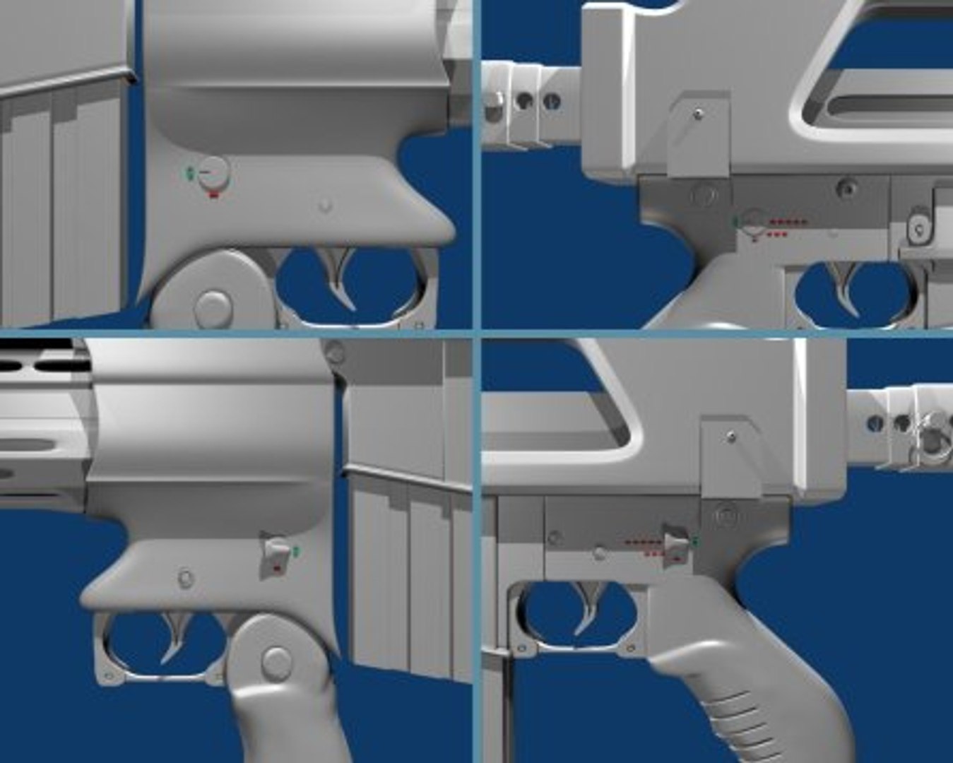 M26 Rifle Shotgun 3d Model