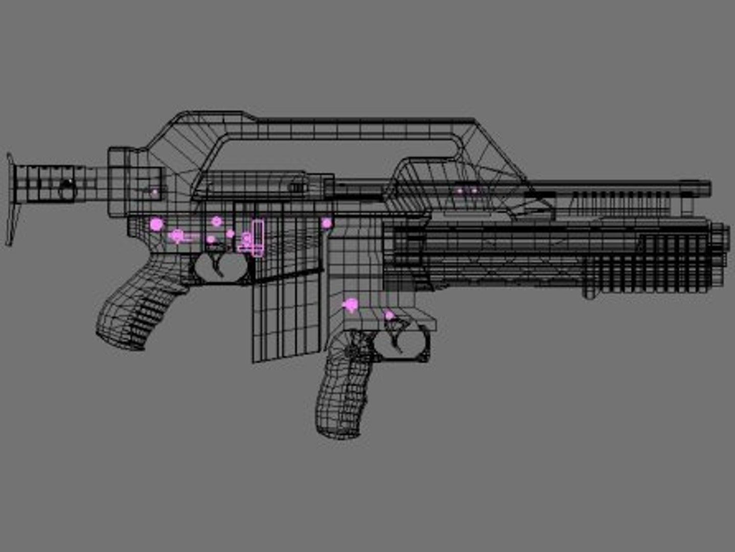 M26 Rifle Shotgun 3d Model
