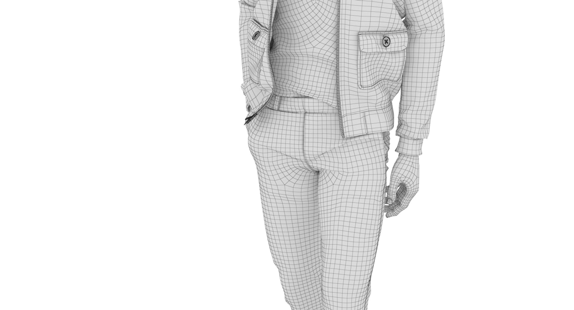 Realistic mannequin jacket 3D model - TurboSquid 1409917