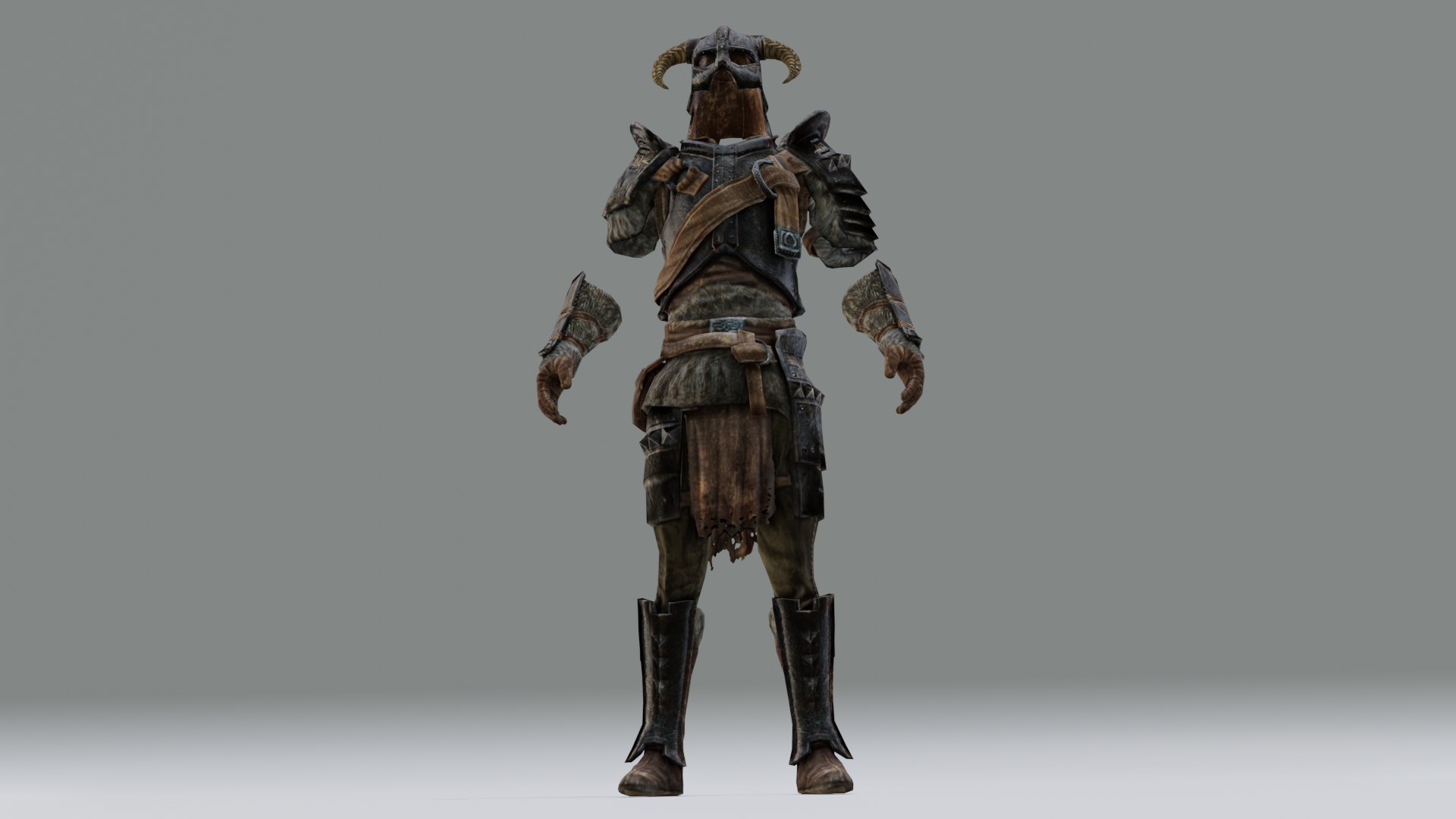 3D Skyrim Iron Armor - TurboSquid 2083228