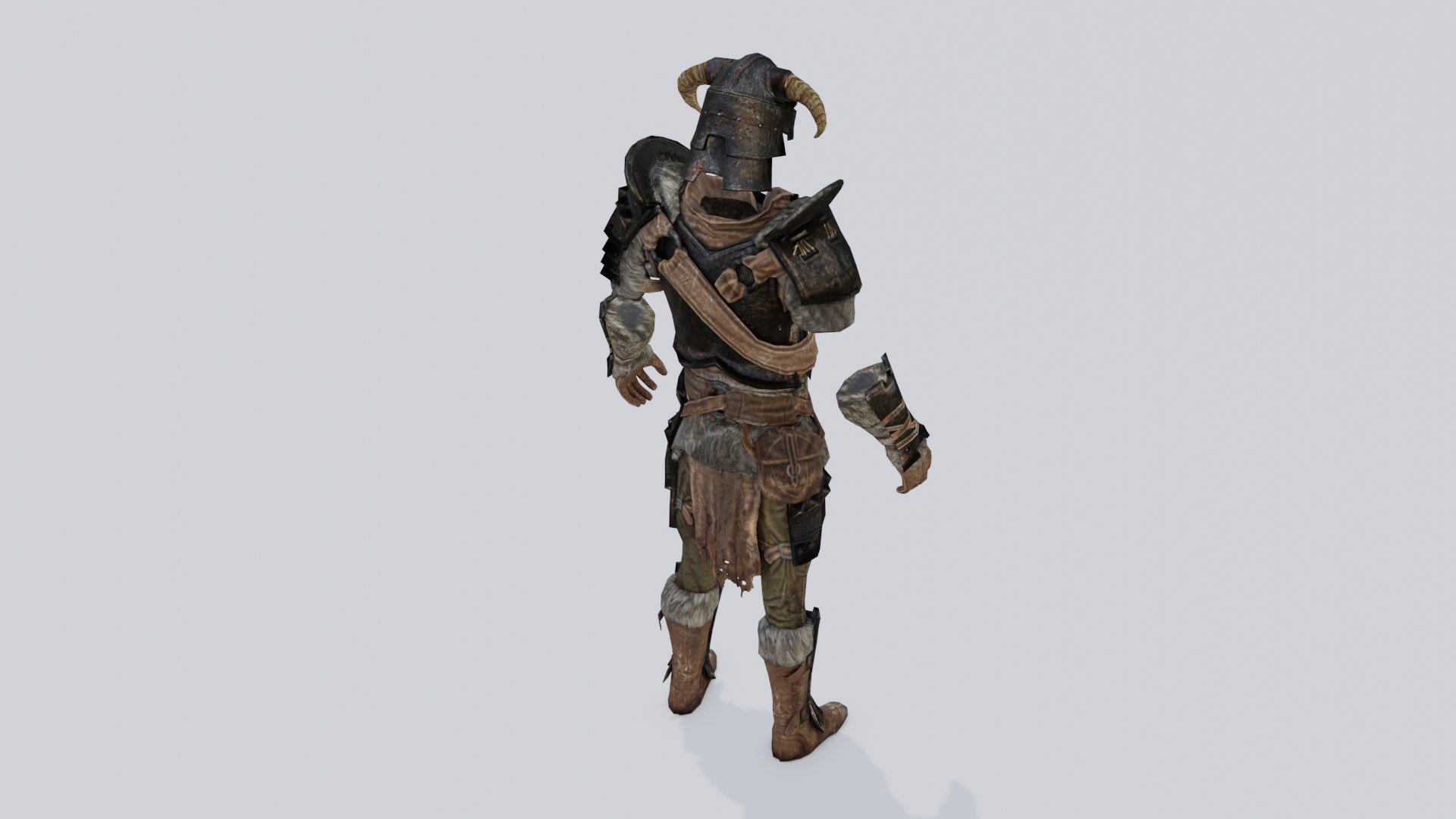 3D Skyrim Iron Armor - TurboSquid 2083228