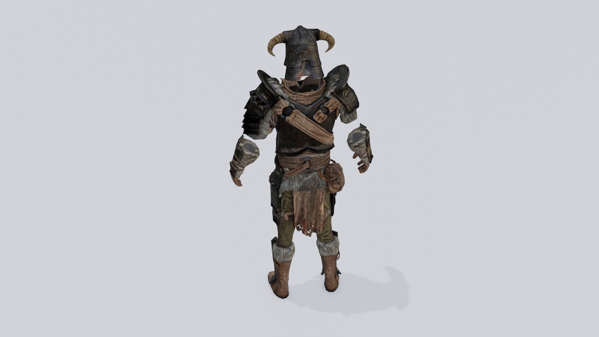 3D Skyrim Iron Armor - TurboSquid 2083228