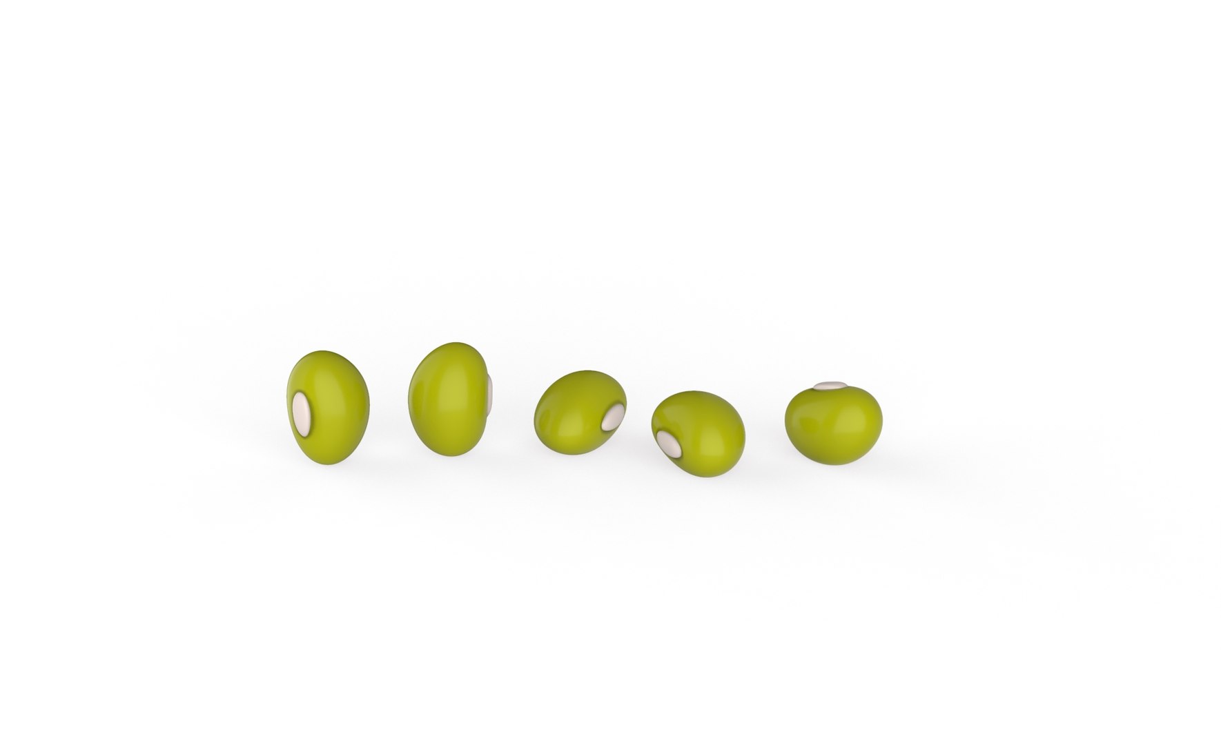 3D Model Green Bean - TurboSquid 2224200