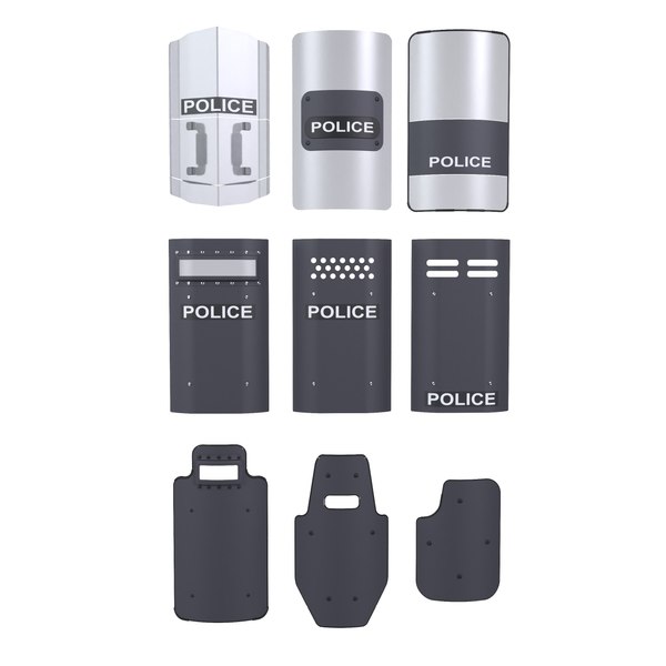modèle 3D de Bouclier policier - TurboSquid 2120937