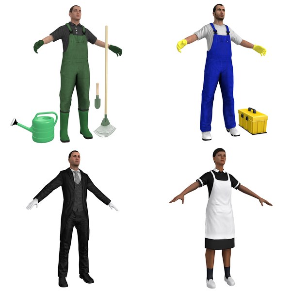 Butler 3D Models for Download | TurboSquid