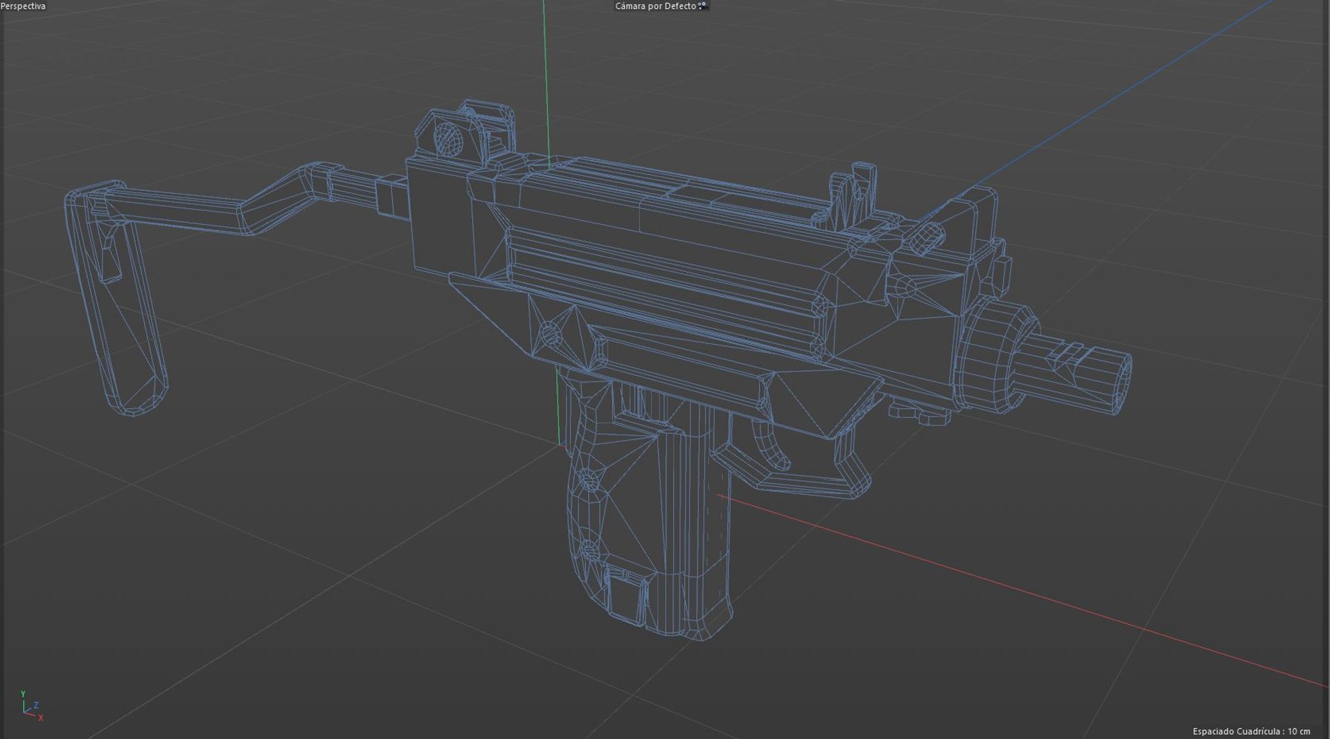 3D Mini Uzi Low Poly Model - TurboSquid 2106314