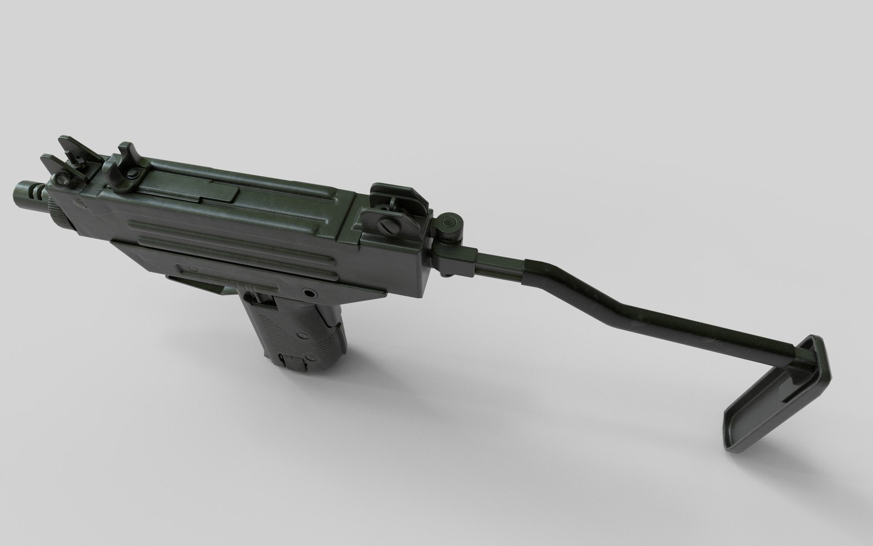 3D Mini Uzi Low Poly Model - TurboSquid 2106314