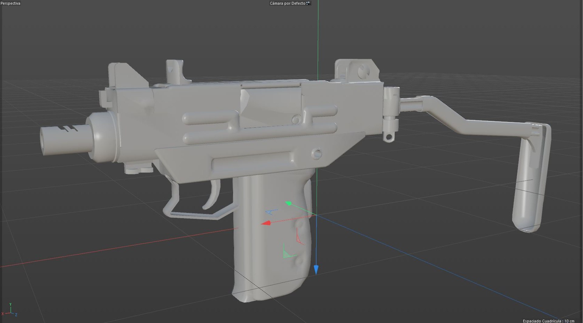 3D Mini Uzi Low Poly Model - TurboSquid 2106314