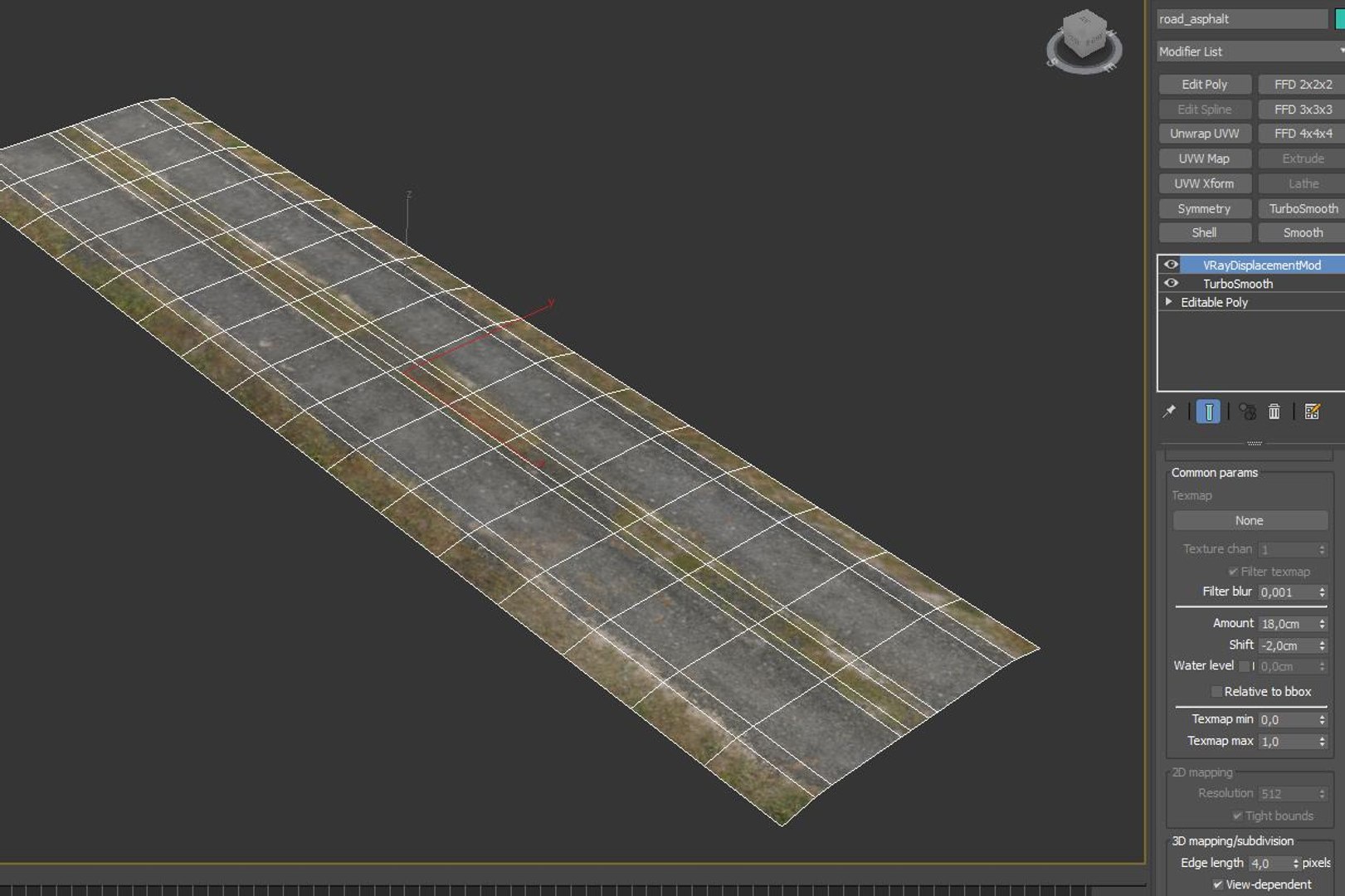 3D Model Ultra Realistic Road Scan - TurboSquid 1612553