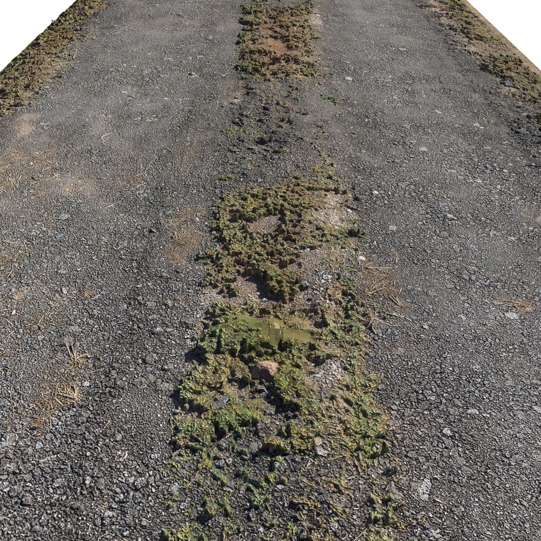 3D Model Ultra Realistic Road Scan - TurboSquid 1612553