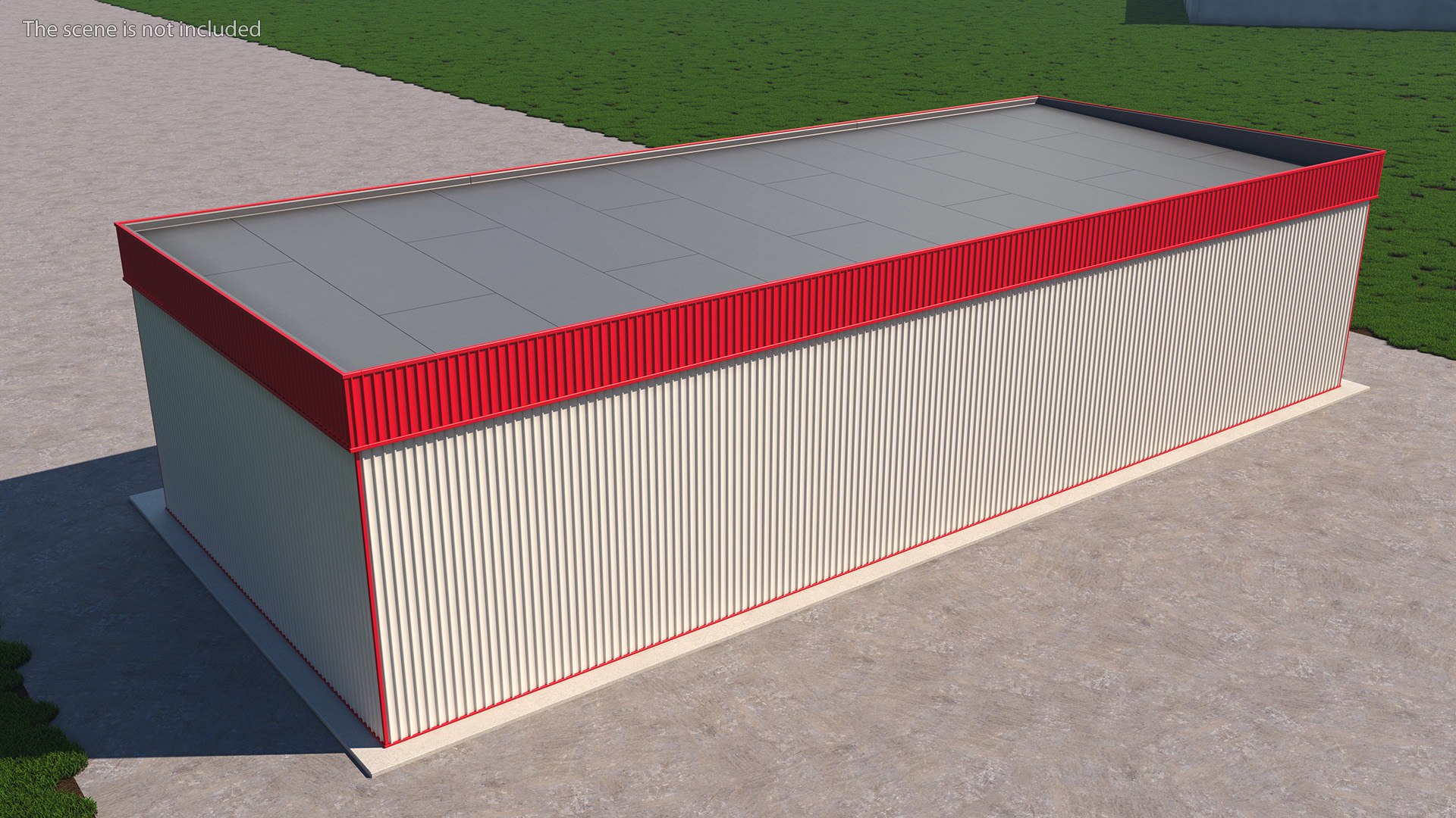 Car Wash Red Building 3D Model - TurboSquid 2046434