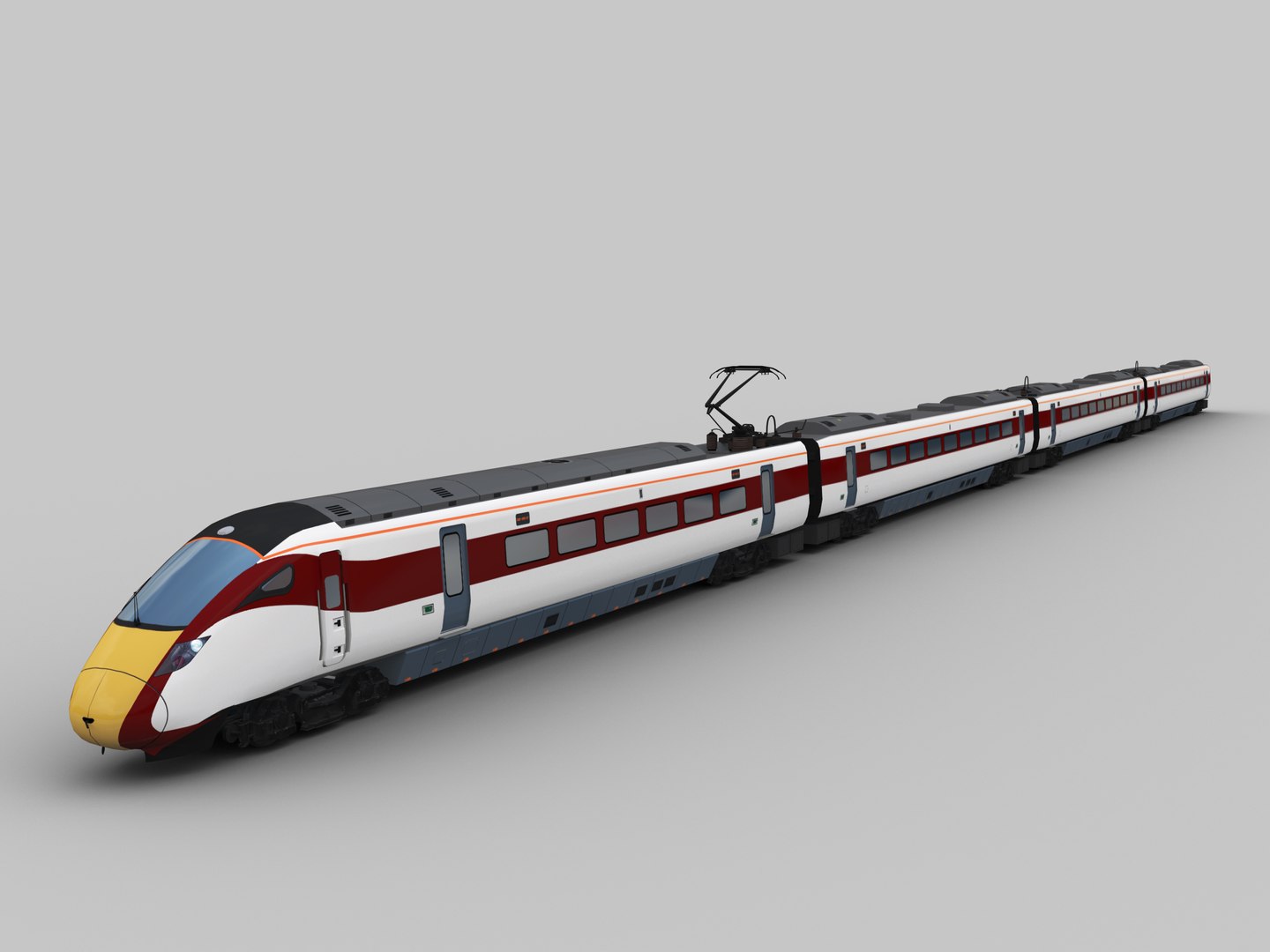 Lowpoly Train 9 3D Model - TurboSquid 1985350