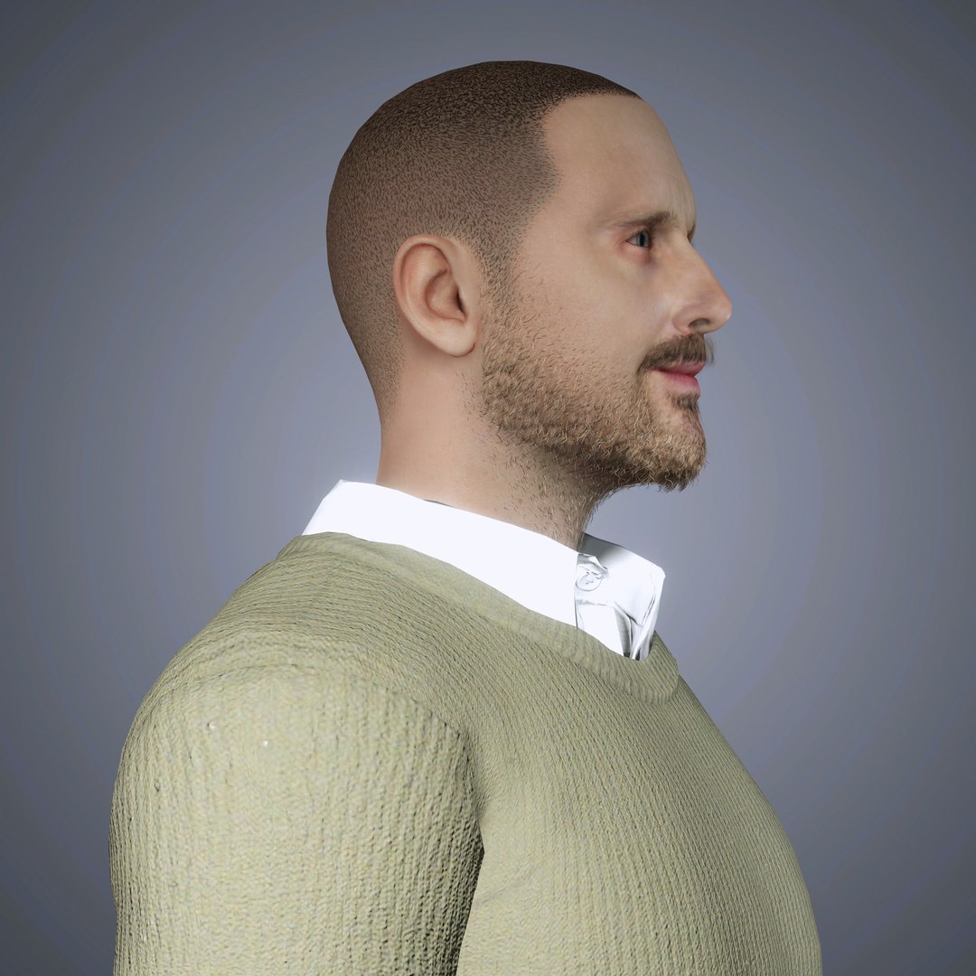 Aaron Paul Character Model - TurboSquid 2325468