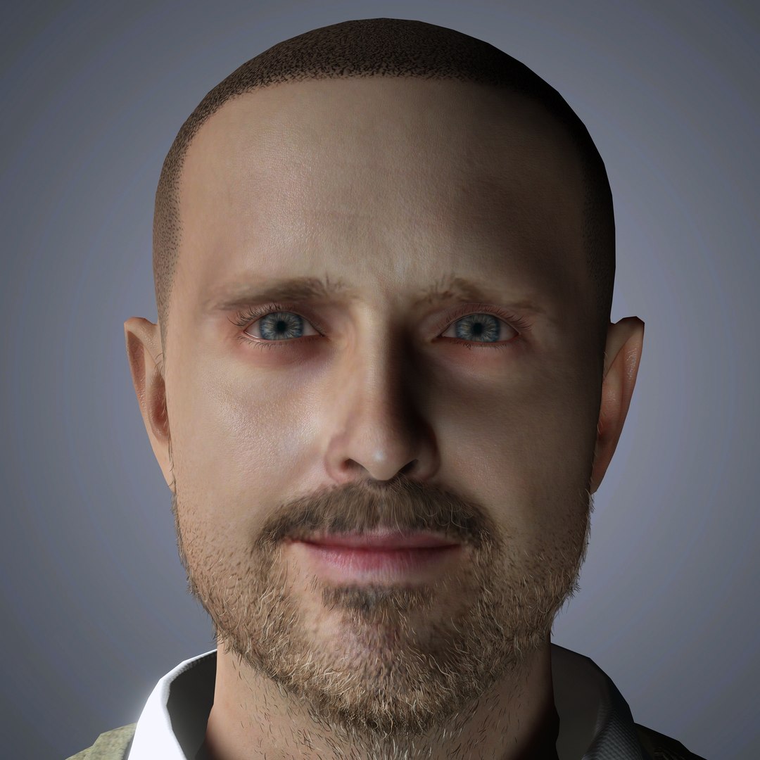 Aaron Paul Character Model - TurboSquid 2325468