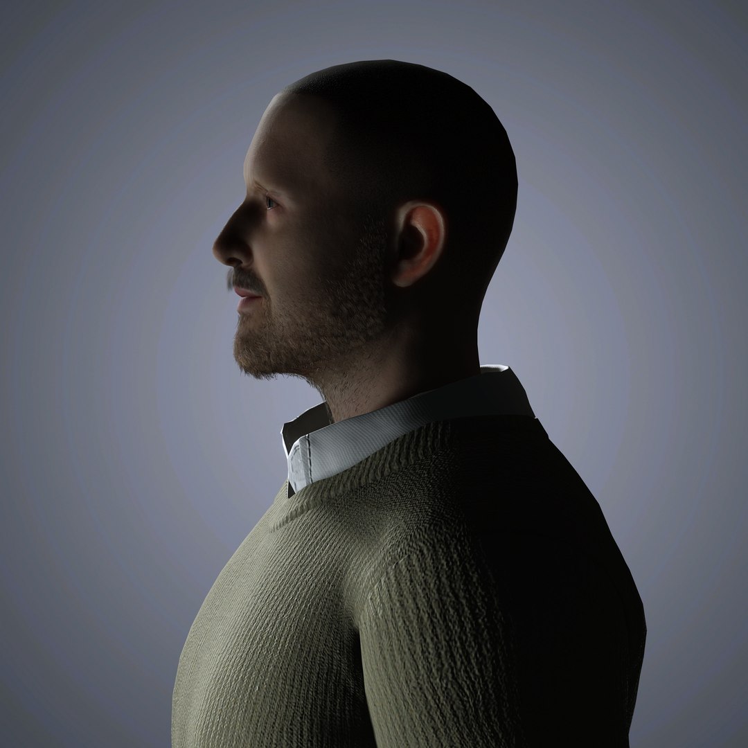 Aaron Paul Character Model - TurboSquid 2325468