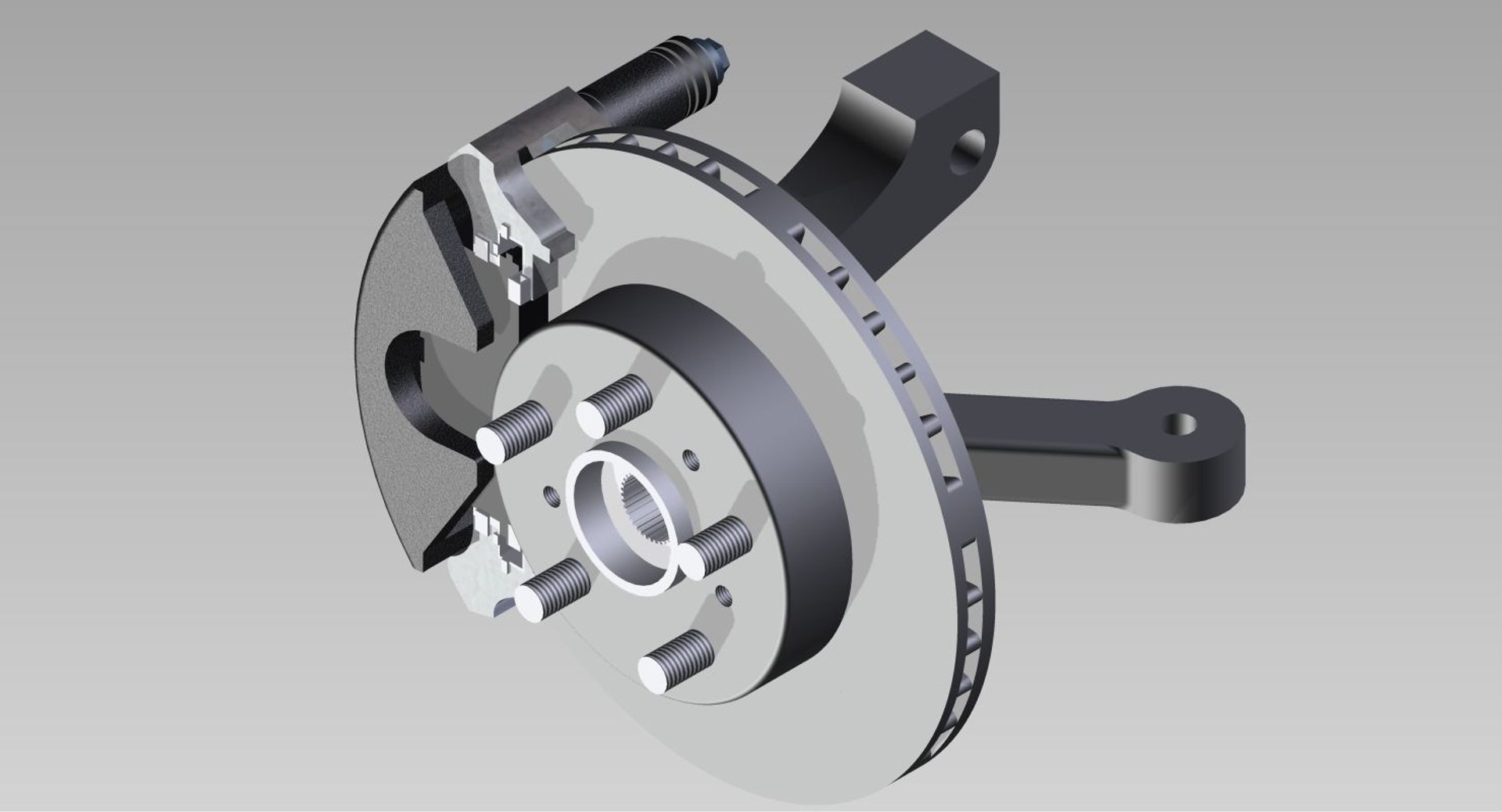 Brake Car Disc 3D Model - TurboSquid 1149647