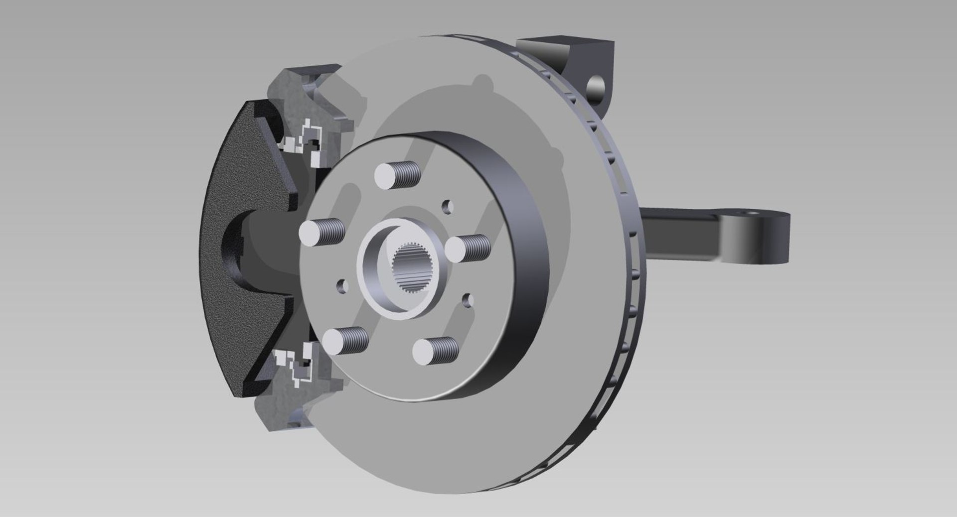 Brake Car Disc 3D Model - TurboSquid 1149647