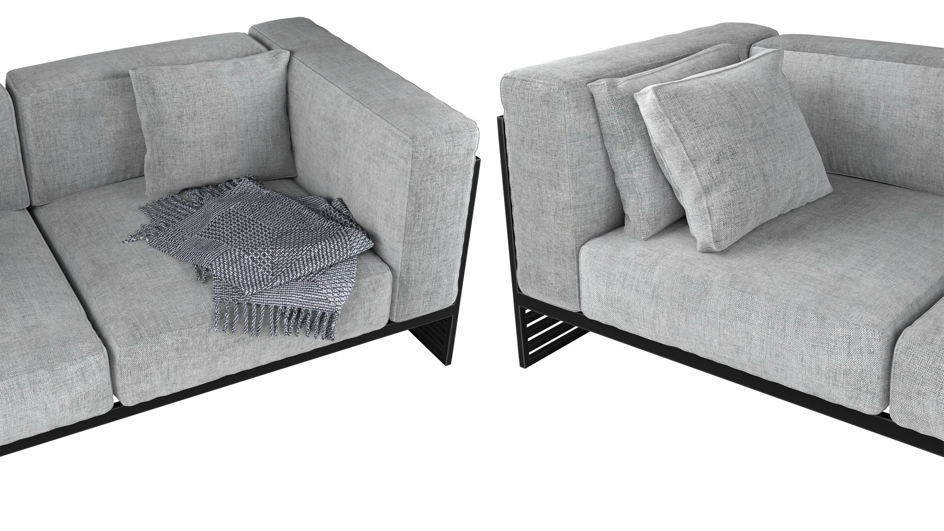 3D Dijon sofa model - TurboSquid 2177645