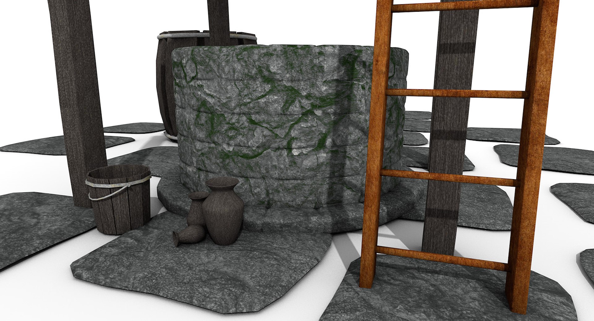 Old Medieval 3d Model