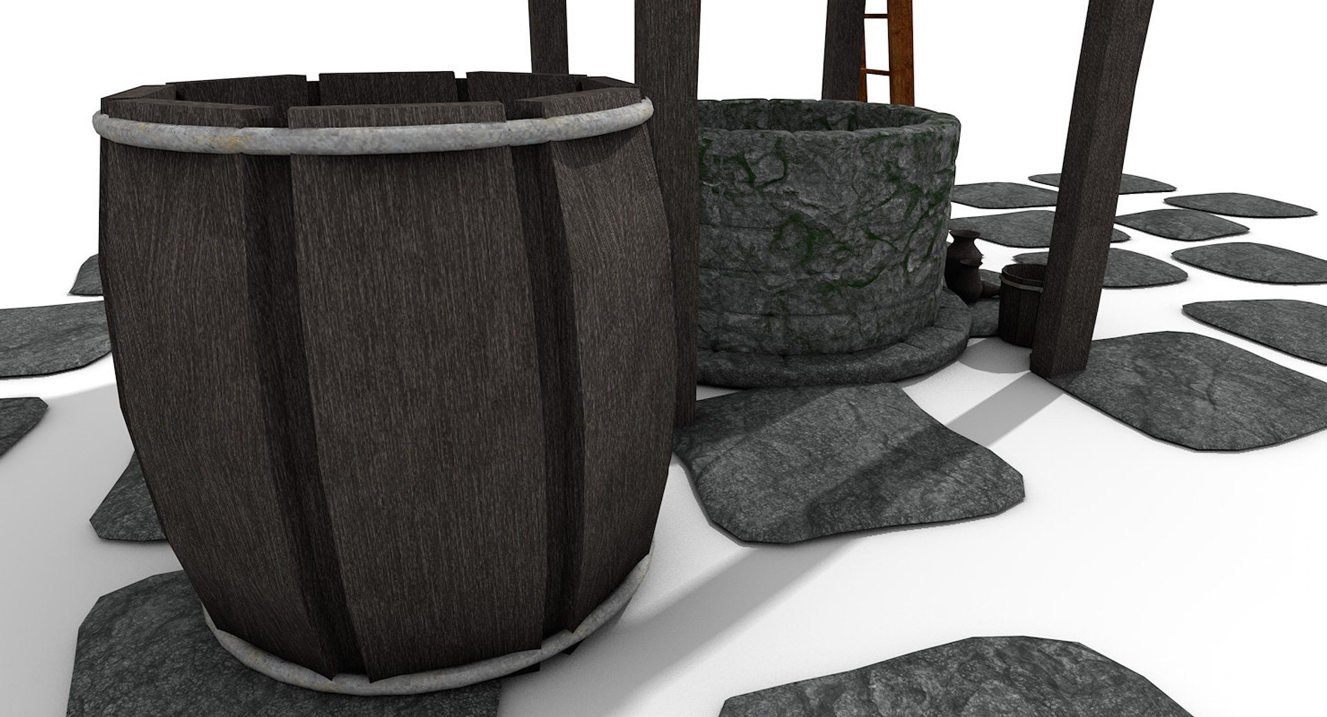 Old Medieval 3d Model