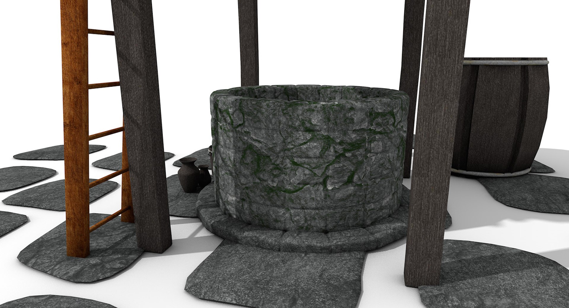 Old Medieval 3d Model