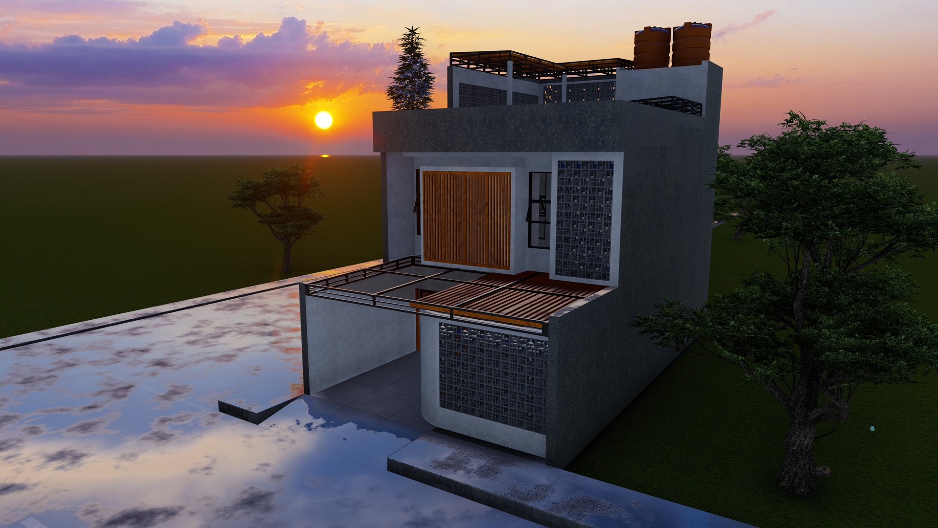 INDUSTRIAL HOUSE 3D Model - TurboSquid 2054772