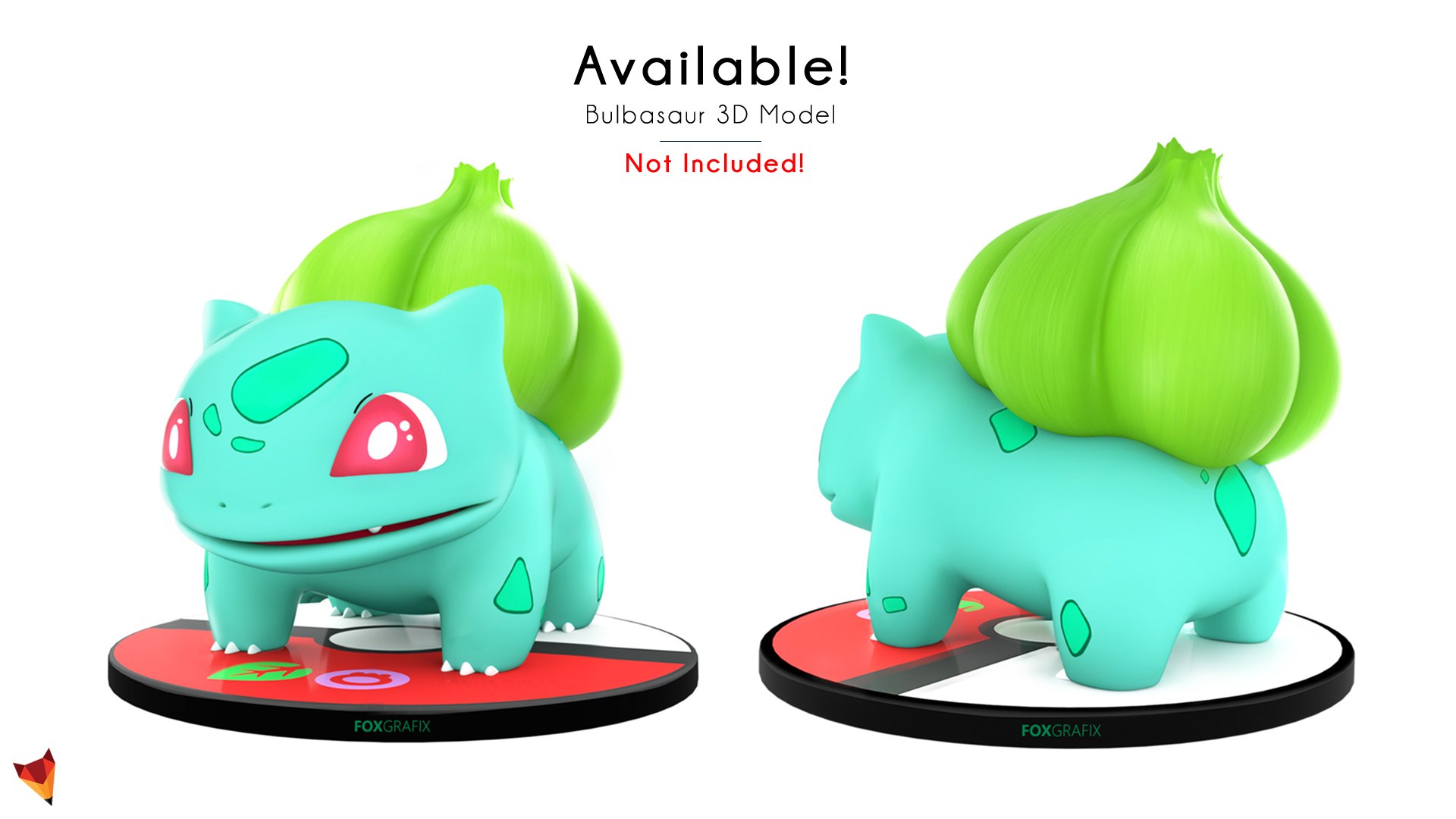 Pokemon Bulbasaur Ground Concept Model - TurboSquid 1943527