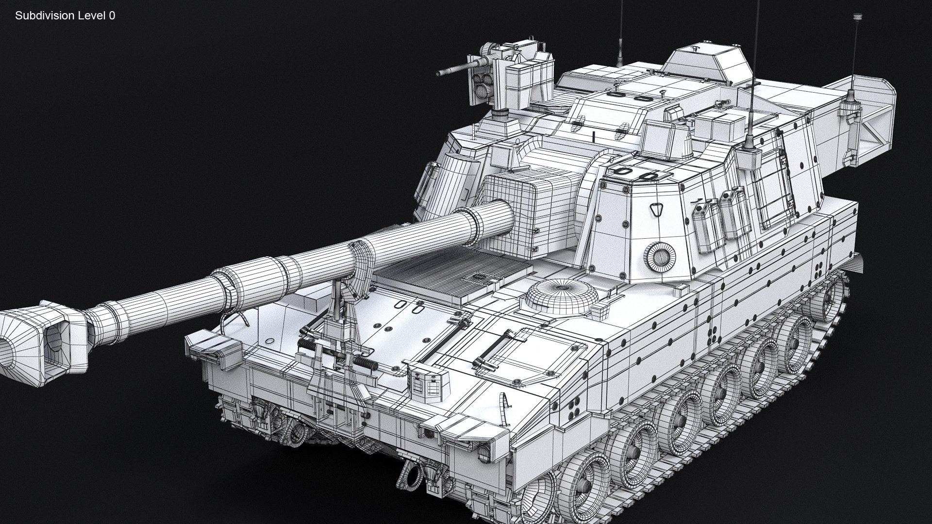 M109A7 Paladin Howitzer 3D Model - TurboSquid 2008233