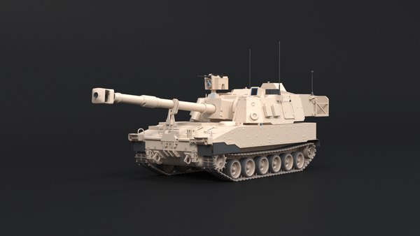 modelo 3d Obús Paladín M109A7 - TurboSquid 2008233