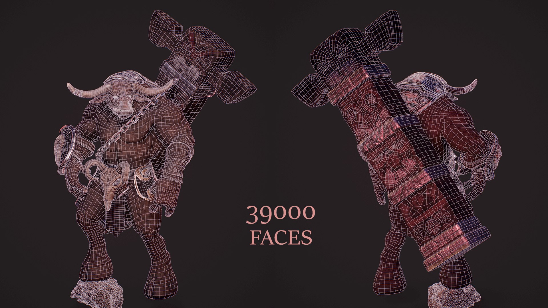 3D Modular Tauren - Game Ready Model - TurboSquid 1772569