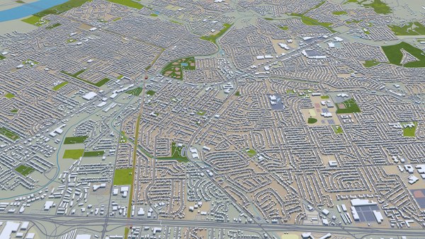 City area building 3D model - TurboSquid 1552458